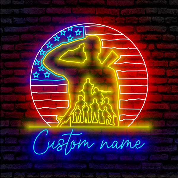 Veterans Day Neon Sign - vinacustom