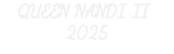 CREATE YOUR OWN WEDDING NEON SIGN QUEEN NANDI I... - vinacustom