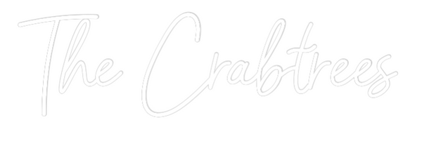 CREATE YOUR OWN WEDDING NEON SIGN The Crabtrees - vinacustom