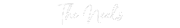 CREATE YOUR OWN WEDDING NEON SIGN The Neal’s - vinacustom
