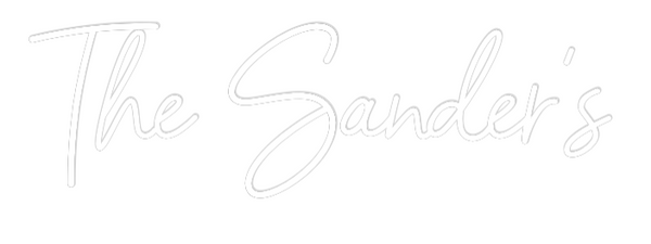 CREATE YOUR OWN WEDDING NEON SIGN The Sander’s - vinacustom