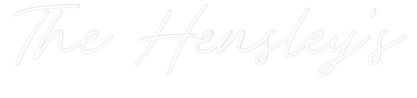 CREATE YOUR OWN WEDDING NEON SIGN The Hensley’s - vinacustom