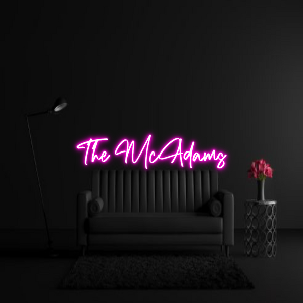 CREATE YOUR OWN WEDDING NEON SIGN The McAdams - vinacustom