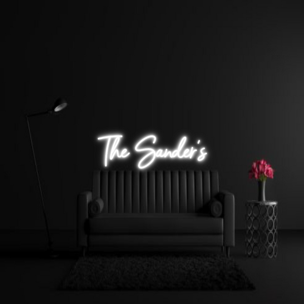 CREATE YOUR OWN WEDDING NEON SIGN The Sander’s - vinacustom