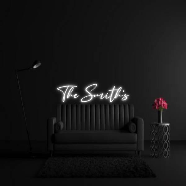CREATE YOUR OWN WEDDING NEON SIGN The Smith’s - vinacustom